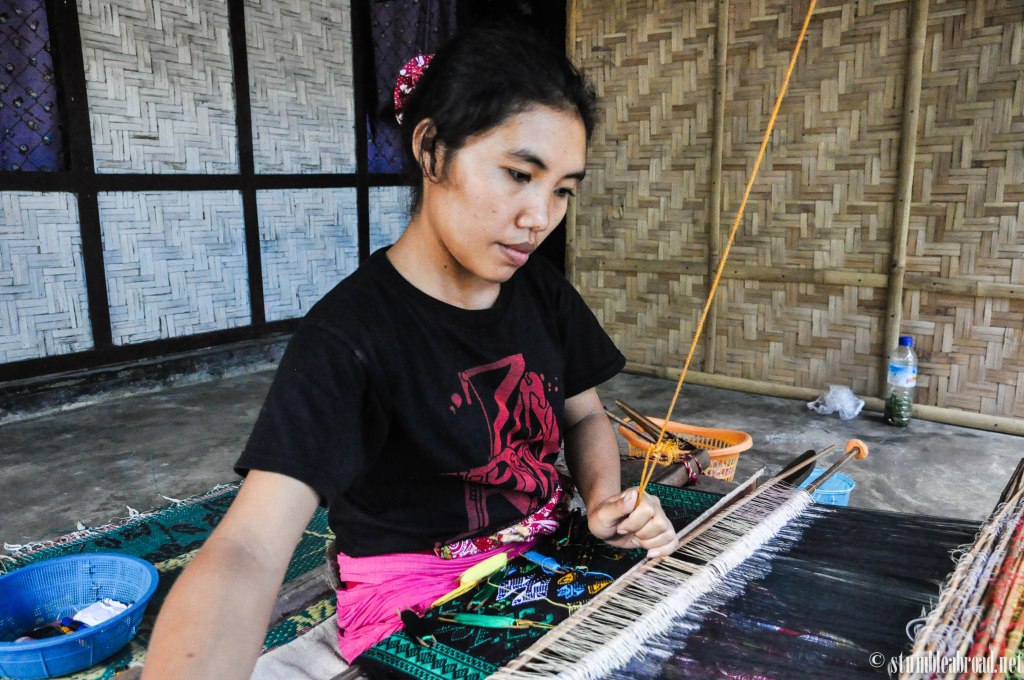 {LombokForKids} Visiting a Weaving Village | Stumble Abroad